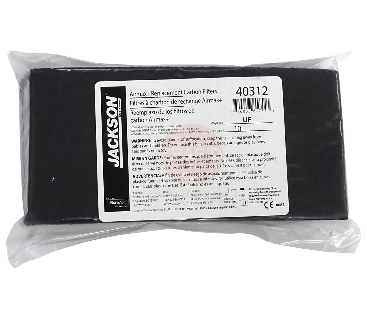 Jackson Airmax+ PAPR System Odour Filters (Pack of 10) - Welding ...