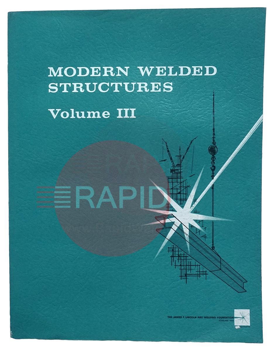 Lincoln Modern Welded Structures Vol III - Welding Supplies from Rapid ...